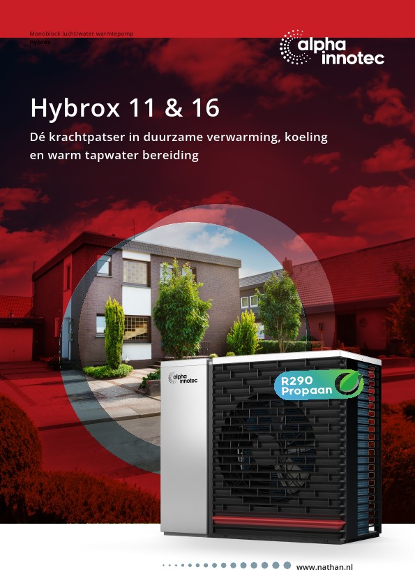 alpha innotec HYBROX 5, 5kW lucht/water monoblock warmtepomp - HYBROX 5 ...