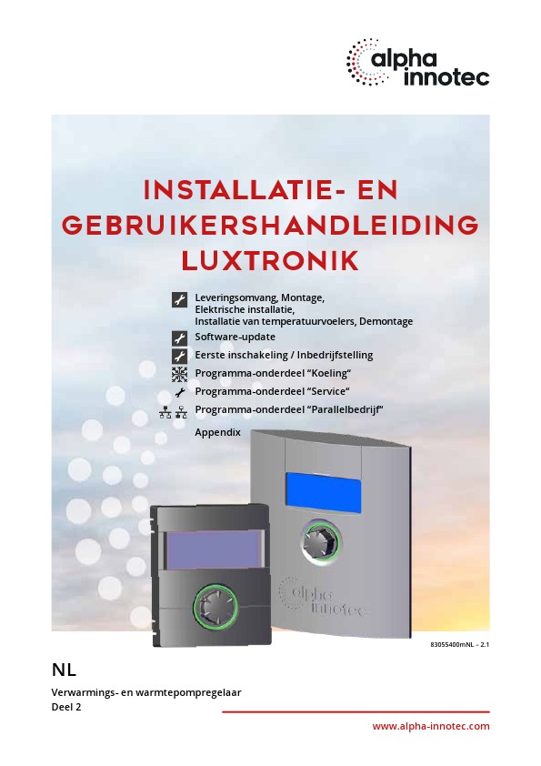 alpha innotec HYBROX 8, 8kW lucht/water monoblock warmtepomp - HYBROX 8 ...